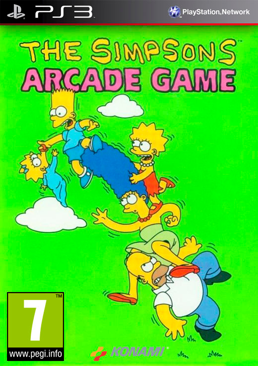 The Simpsons Arcade Game Cobra ODE E3 ODE 3K3Y PS1 PS2